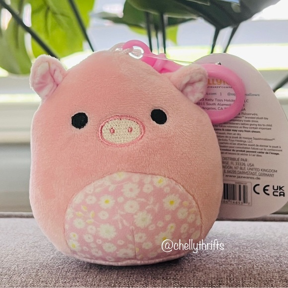 Squishmallows | Toys | Squishmallow Peter The Pig Clip | Poshmark